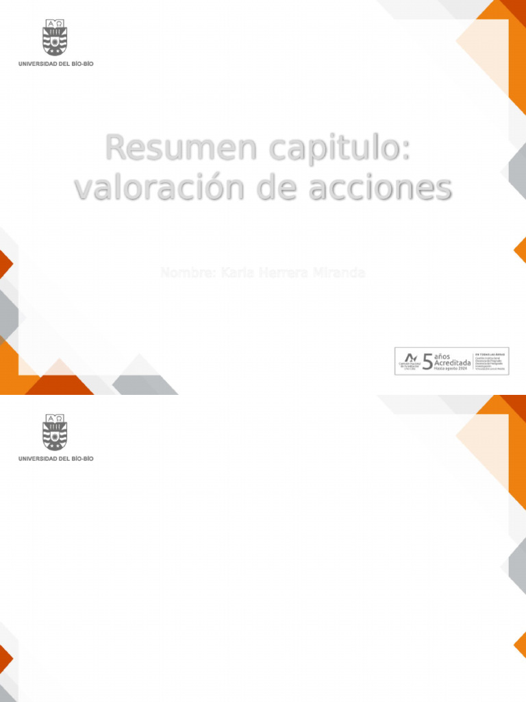 Valoración de Acciones | PDF