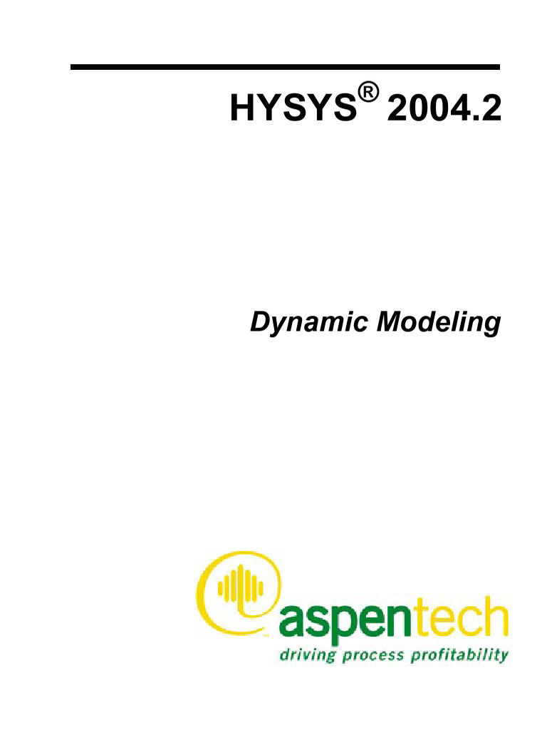 Aspen HYSYS Dynamic Modeling | PDF