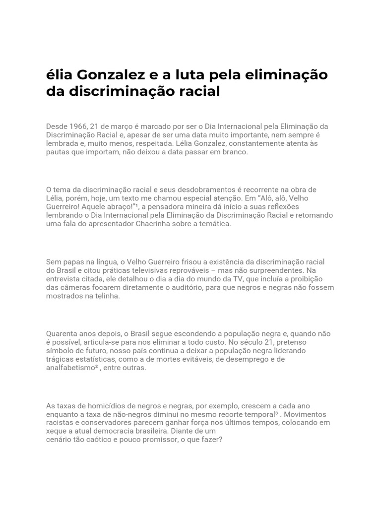 Élia Gonzalez | PDF