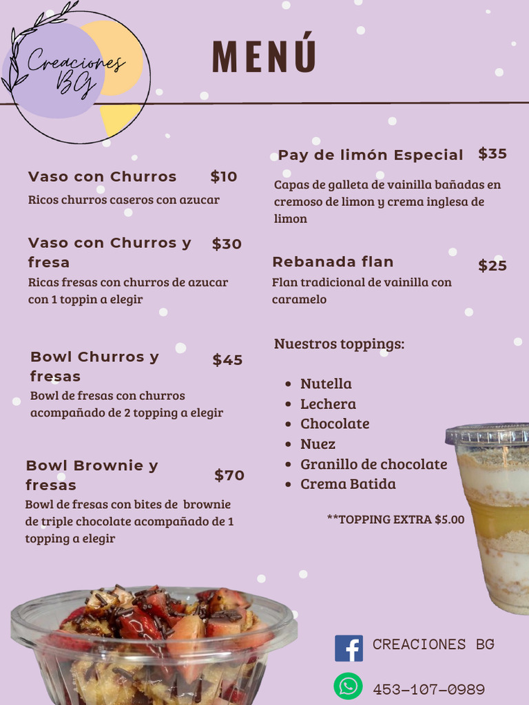 Menú Vertical para Cafetería Minimalista Neutral | PDF