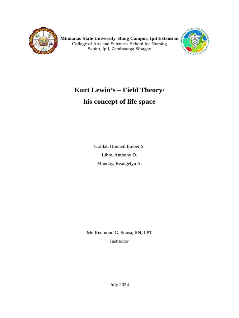 Understanding Lewin's Field Theory | PDF | Learning | Psychology