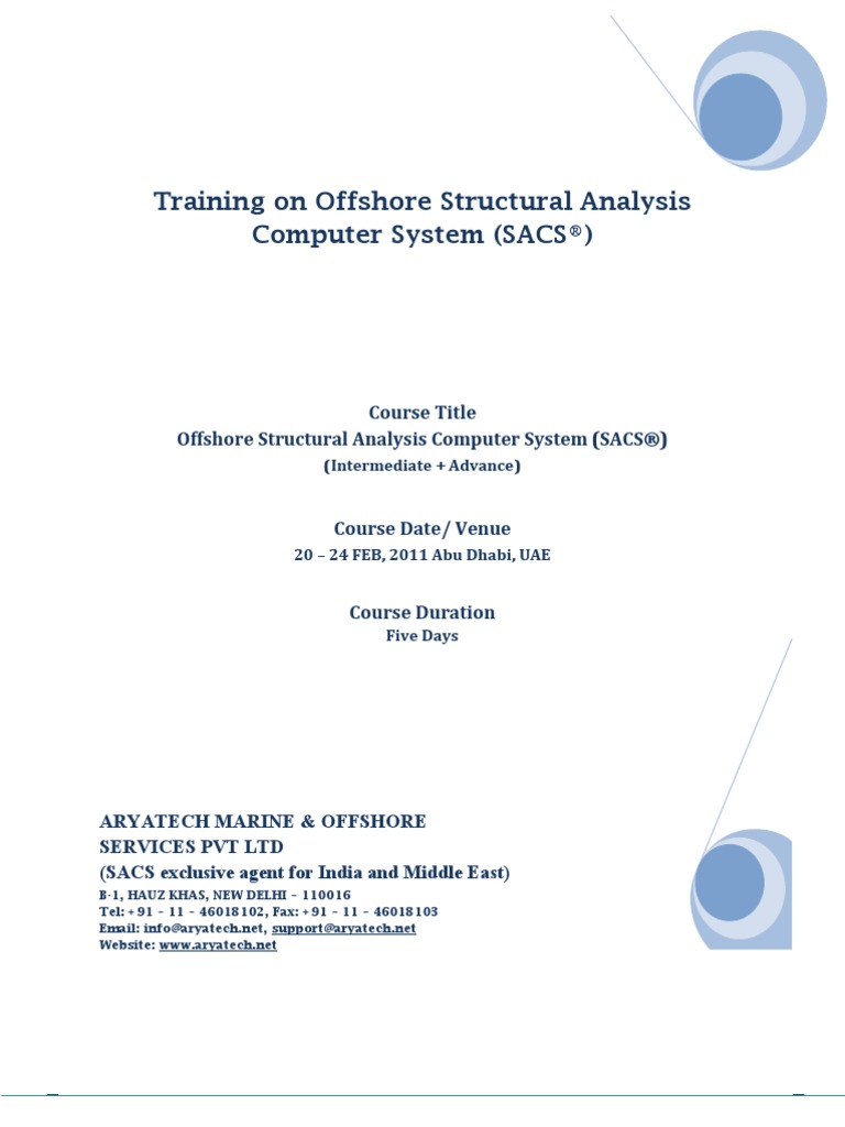 SACS Training in Abudhabi | PDF | Software | Computing And Information ...