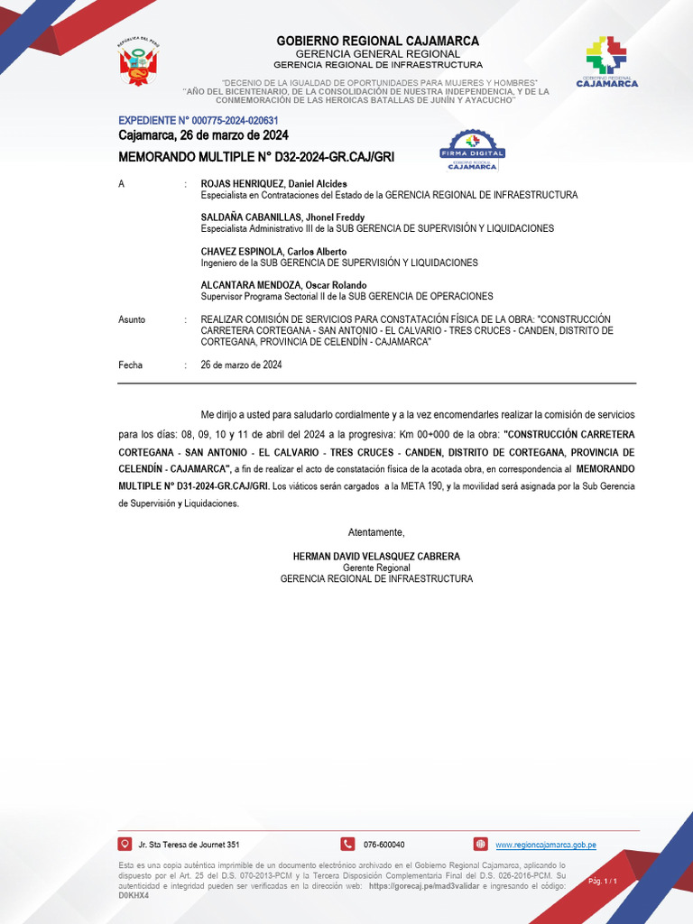 01 Memo Multiple | PDF