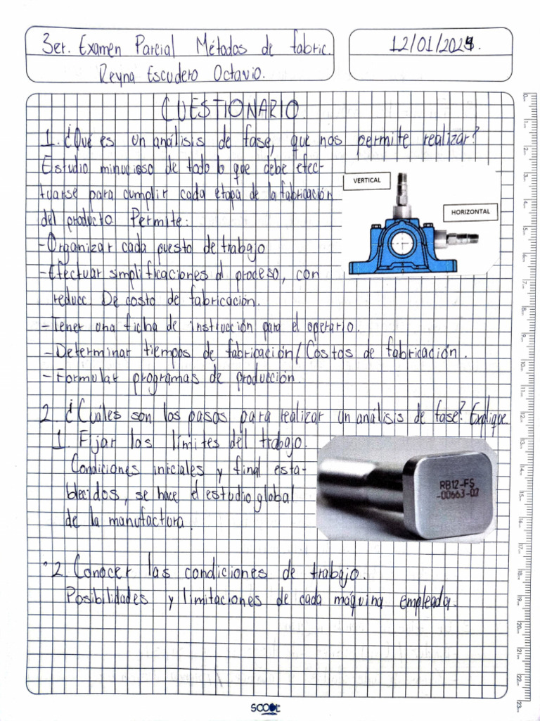 Examen 3er Parcial Cuestionario Mf | PDF