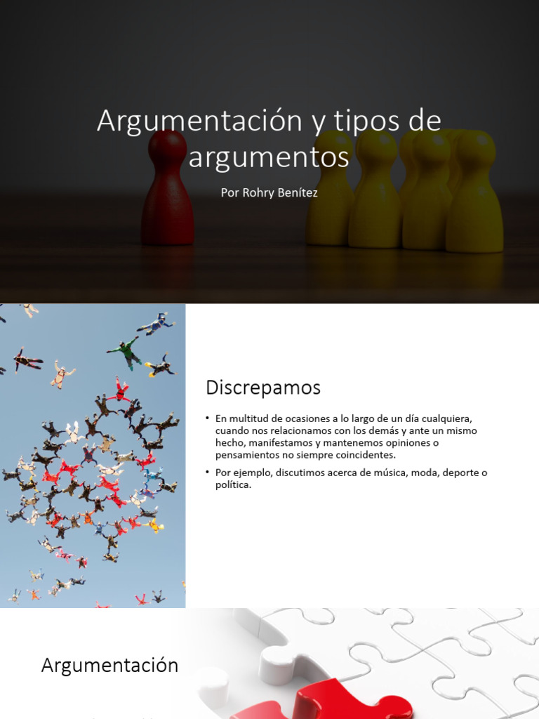 Argumentación y Tipos de Argumentos | PDF | Teoría de la argumentación ...