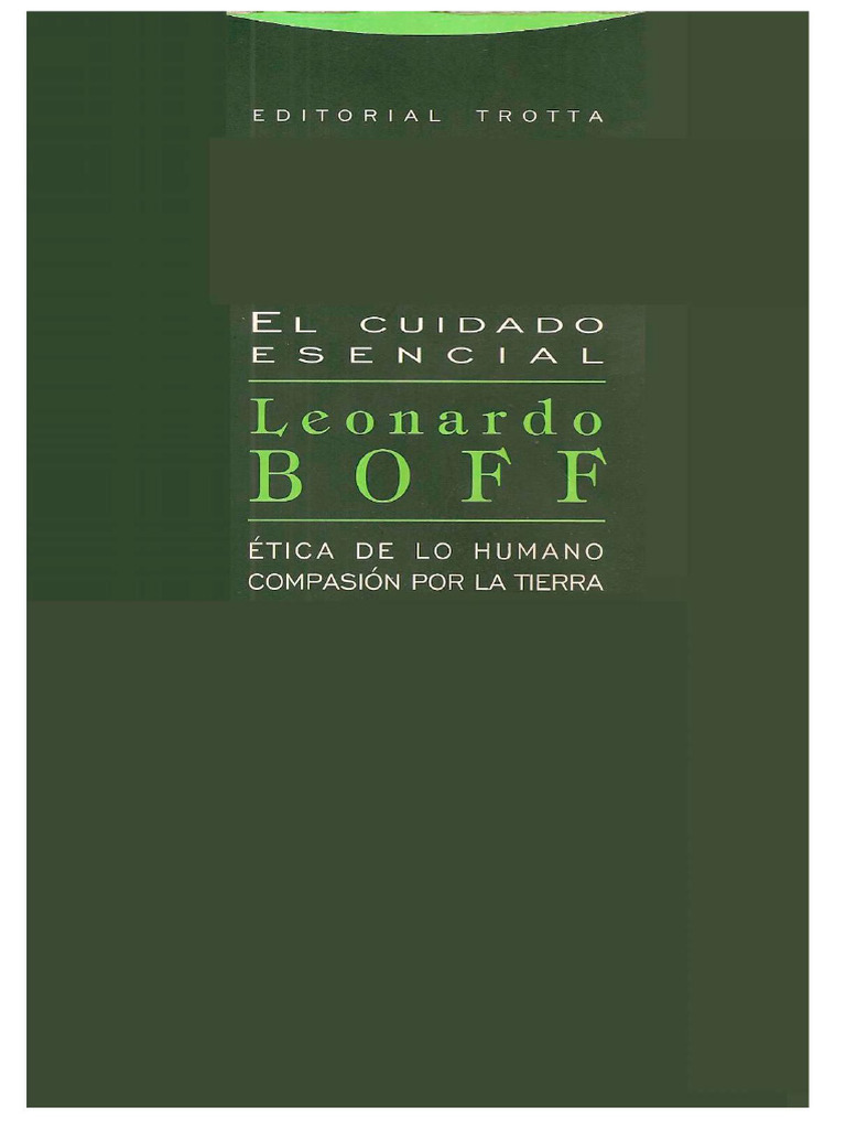 Boff El Cuidado Esencial | PDF