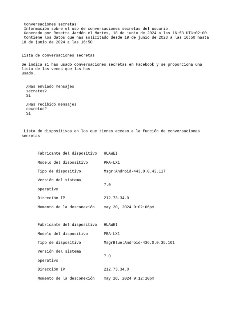 Secret Conversations | PDF
