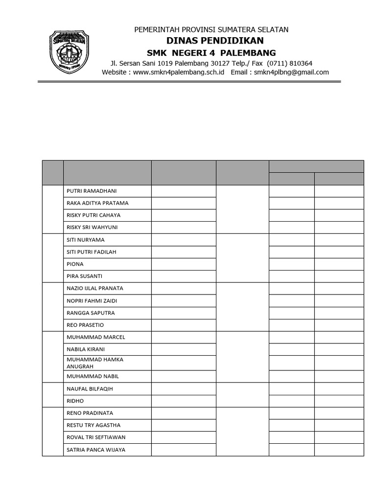 Jadwal 5S 2024 - Kamis, 29 Agustus 2024 | PDF