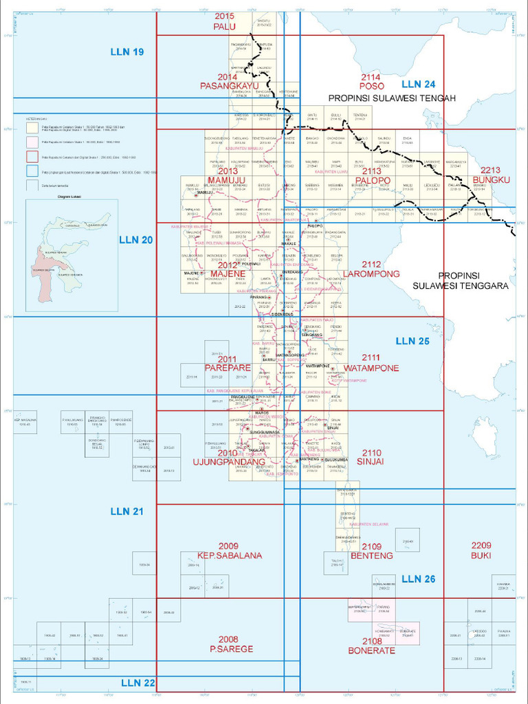 Peta Indeks Topografi Sulse | PDF