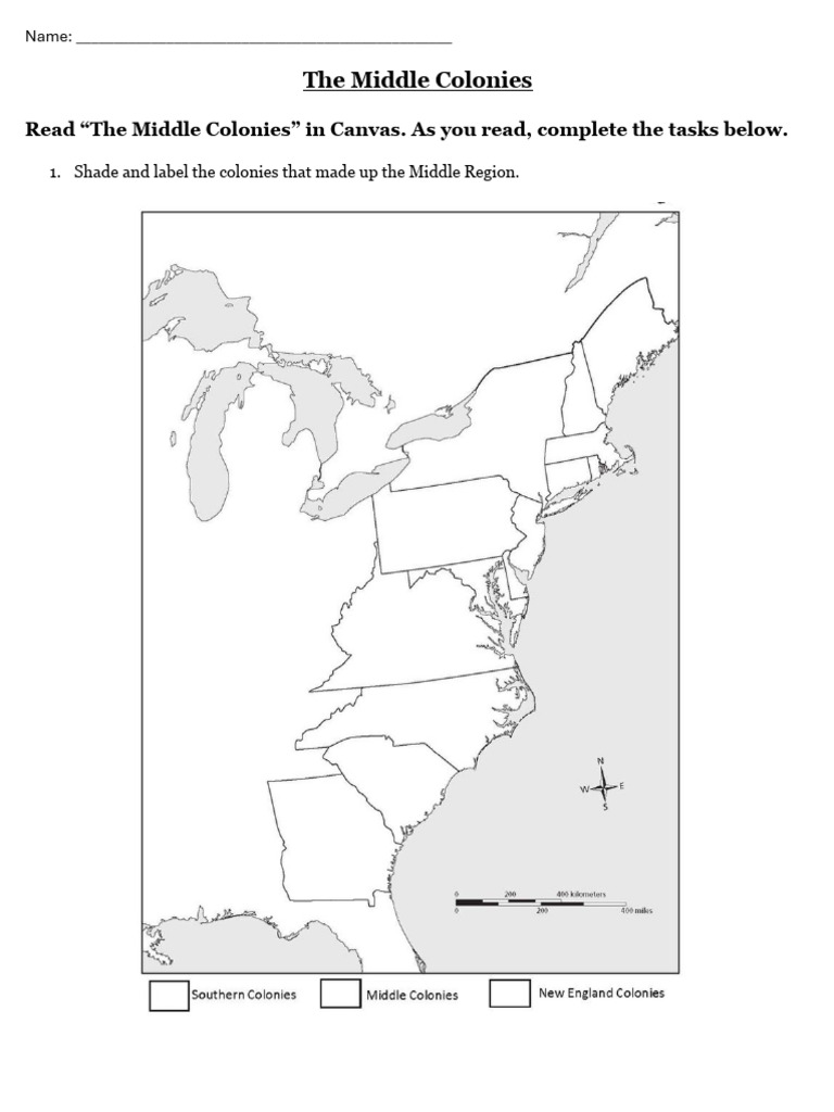 Understanding the Middle Colonies | PDF