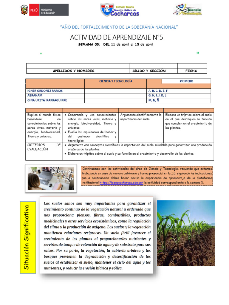 1º CyT-S5-2022 - Lily GALVAN CANCHANYA | PDF