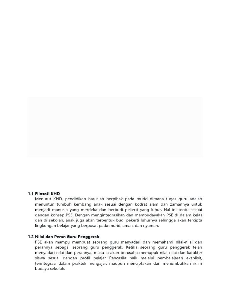 Koneksi Antar Materi Modul 2.2 | PDF