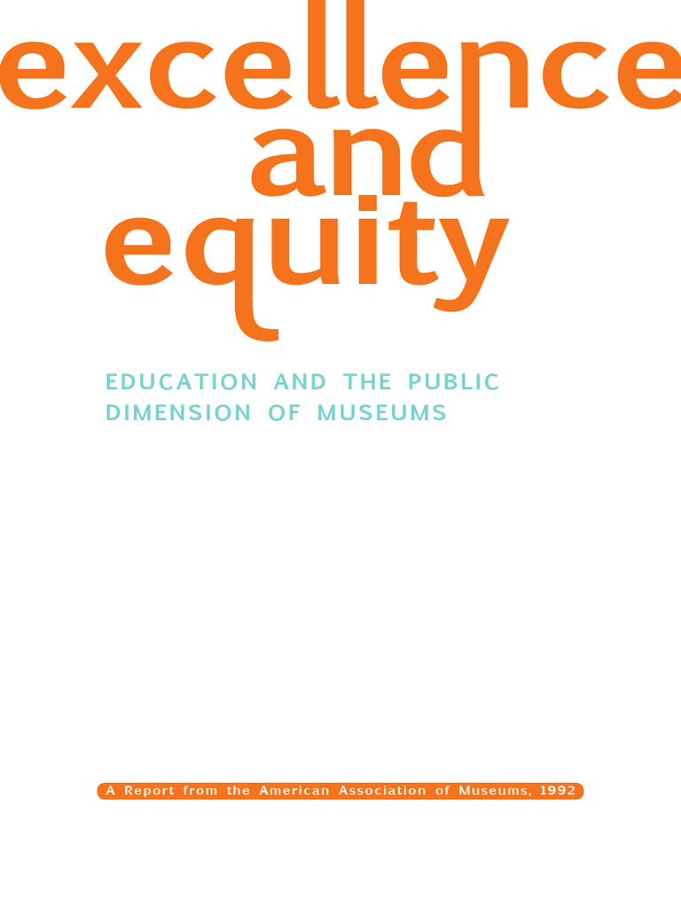Excellence and Equity AAM | PDF