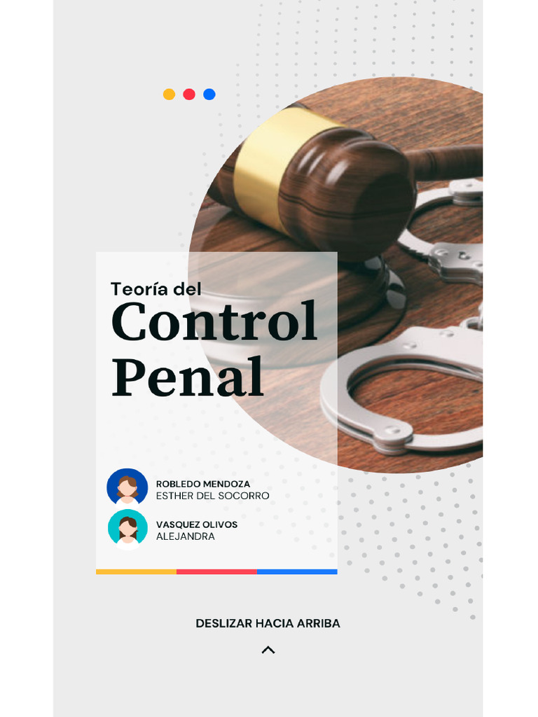 Informe - Teoría Del Control Penal | PDF