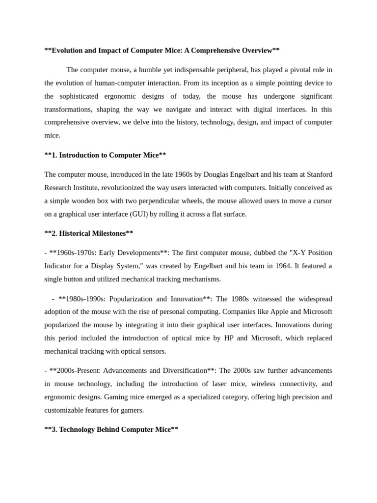 Mouse Computer | PDF