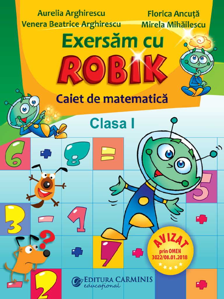 Exersam Cu Robik Caiet de Matematica Cls 1 SMR1E | PDF