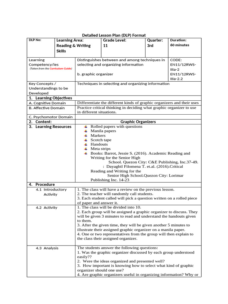 DLP Senior High Schoool | PDF | Learning | Teachers
