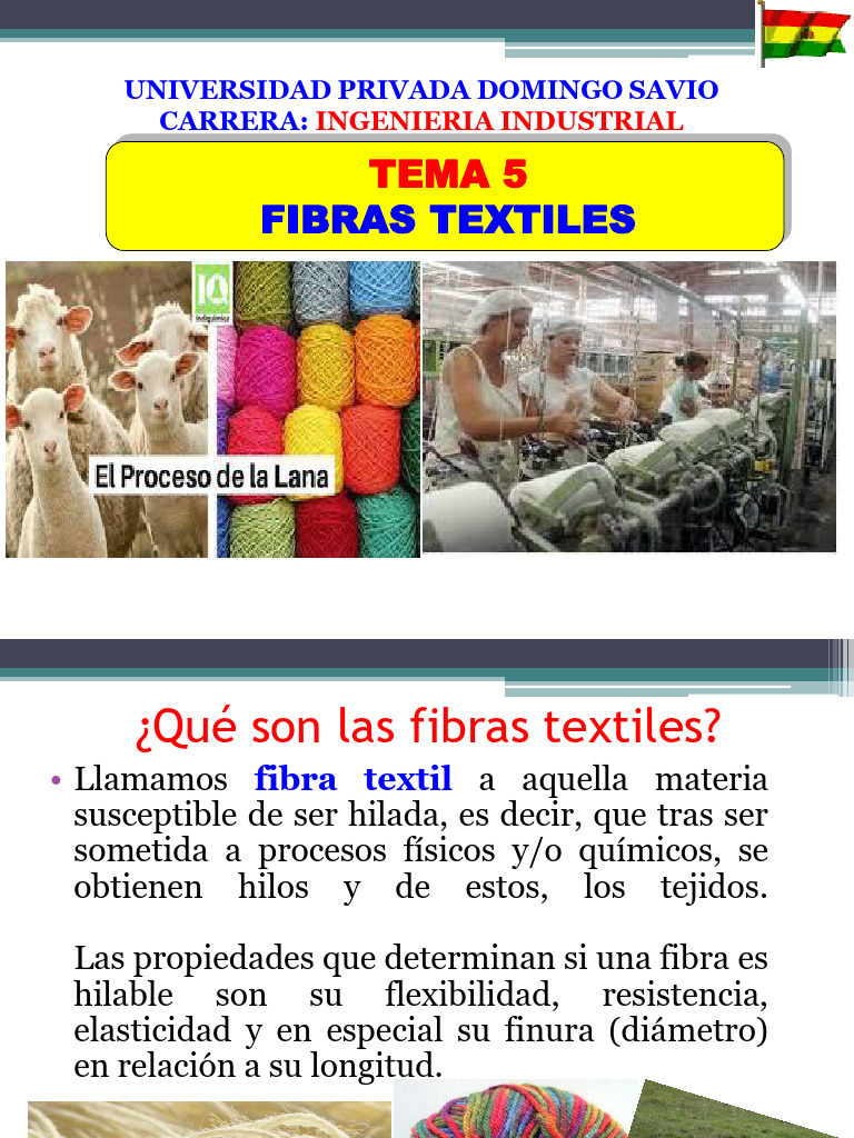 Tema 5 Fibras Textiles | PDF