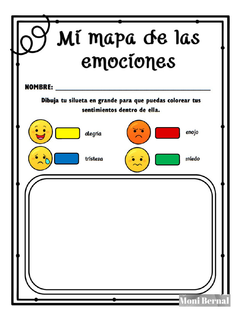 Actividad para Identificar Las Emociones | PDF