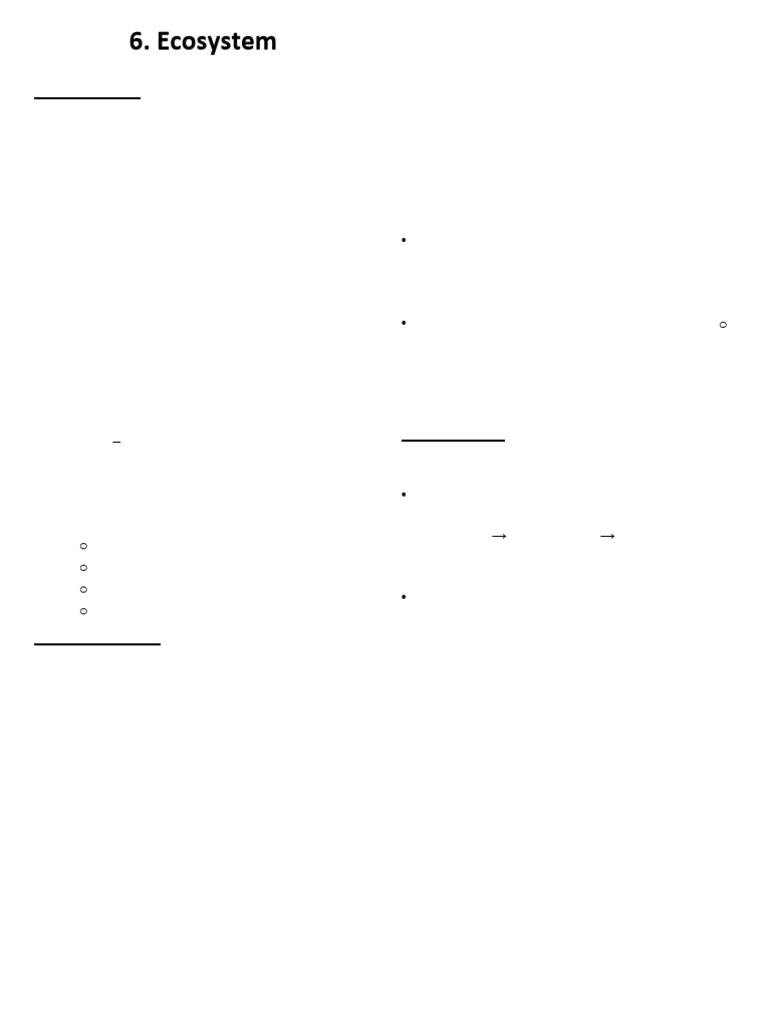 Ecosystem | PDF