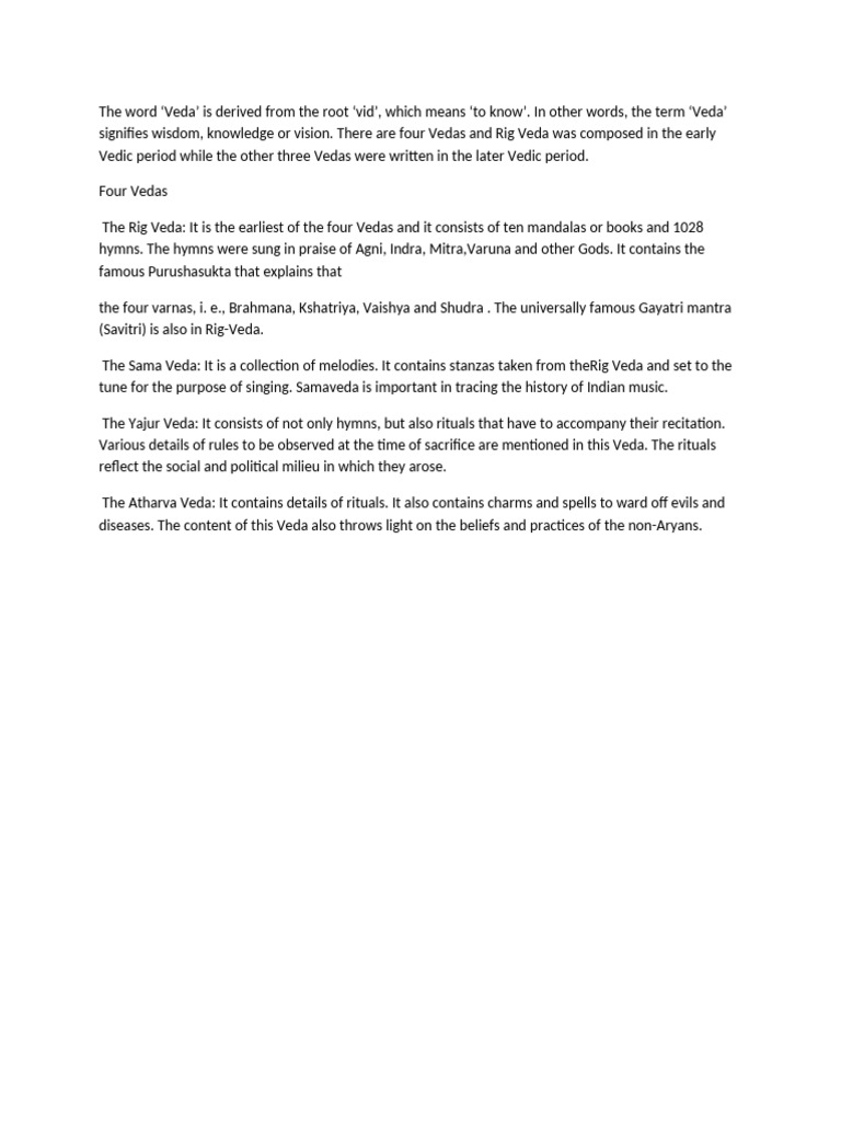 The Word Veda'-WPS Office | PDF