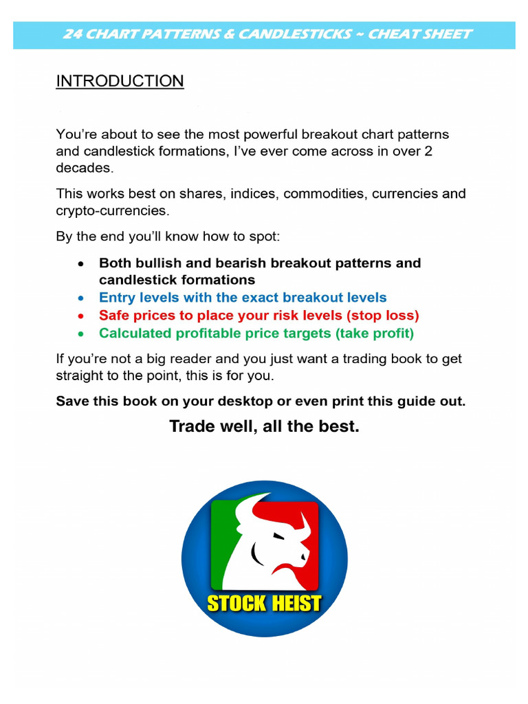 Candlesticks and Breakout Pattern | PDF