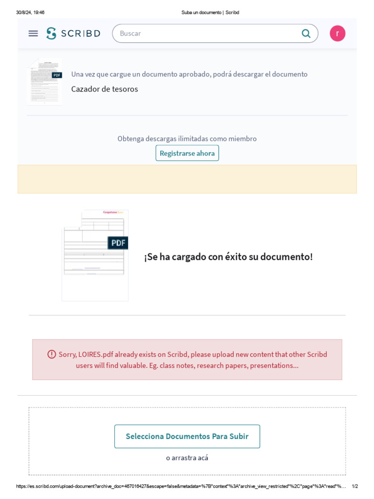 Suba Un Documento - Scribd | PDF