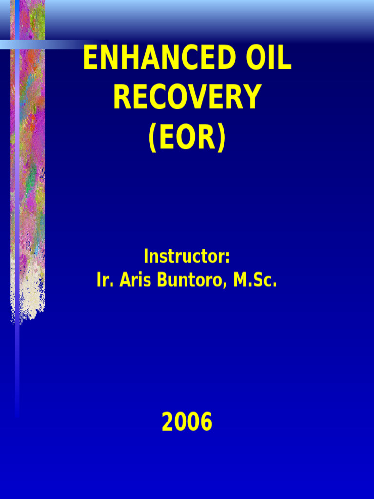 12-Enhanced Oil Recovery | PDF