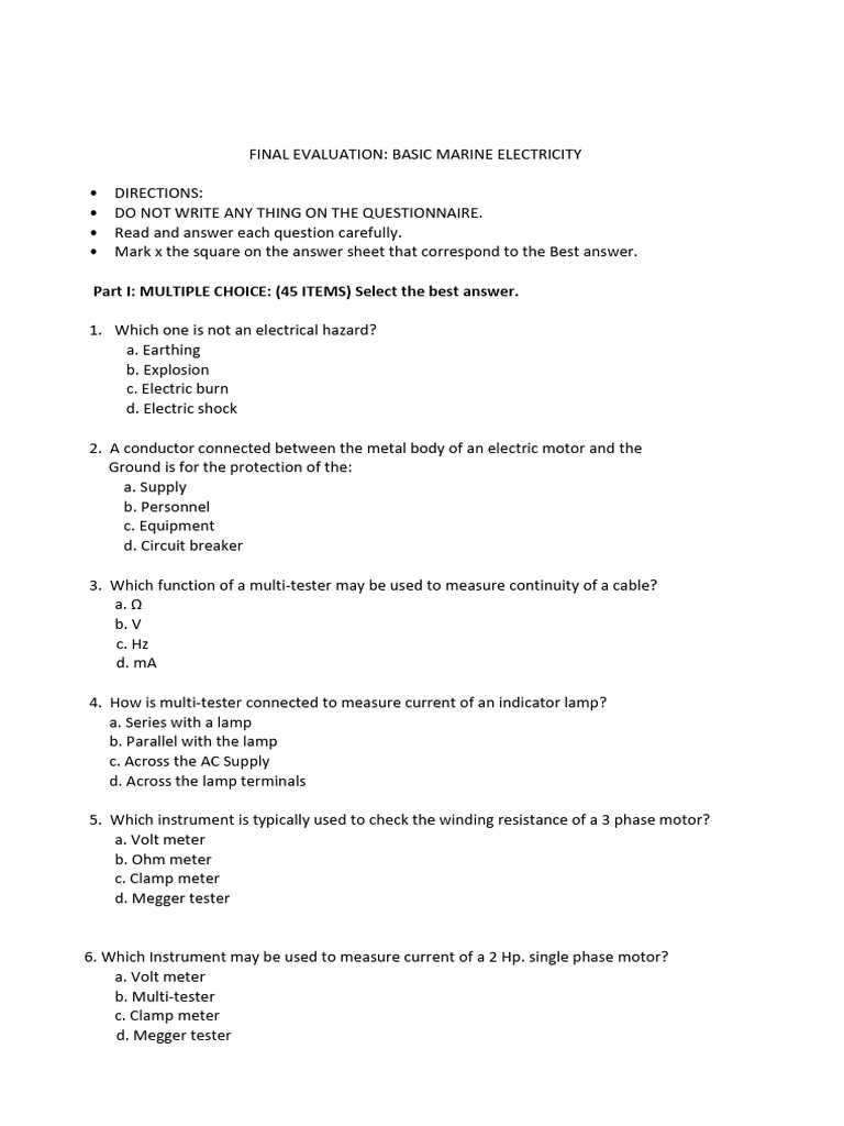 3 Final Evaluation Questionnaire | PDF