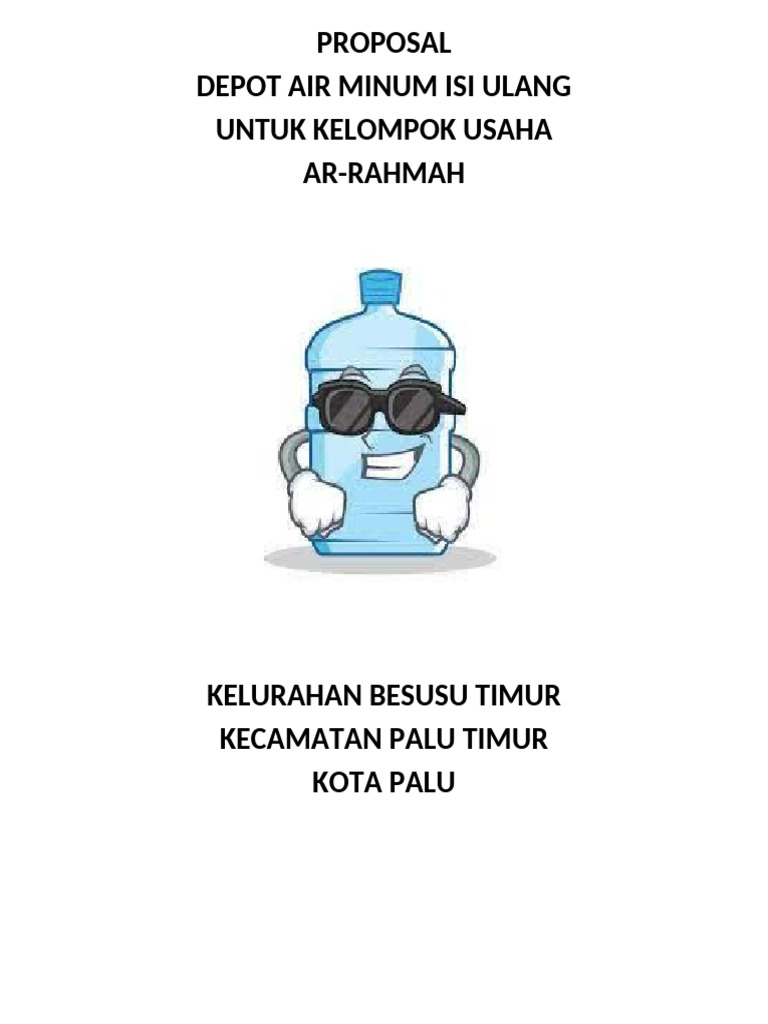Proposal Air Isi Ulang | PDF