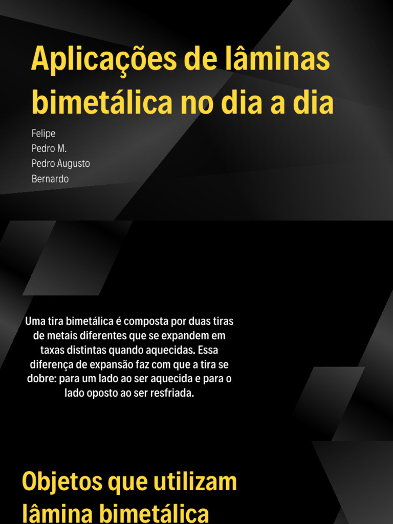 Trabalho Lâmina Bimetálica | PDF