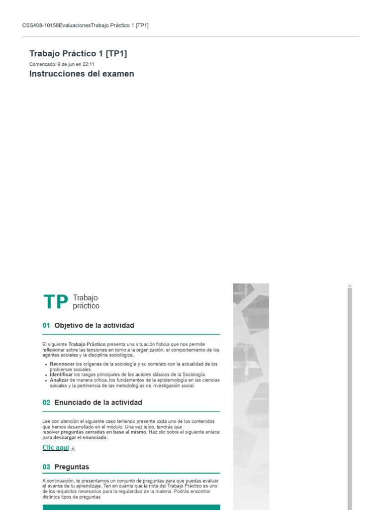 tp1 Sociologia | PDF