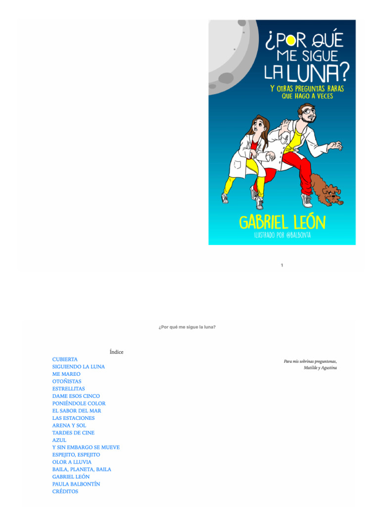 Por Que Me Sigue La Luna | PDF
