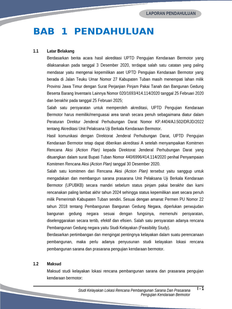 Bab 1 - Pendahuluan | PDF