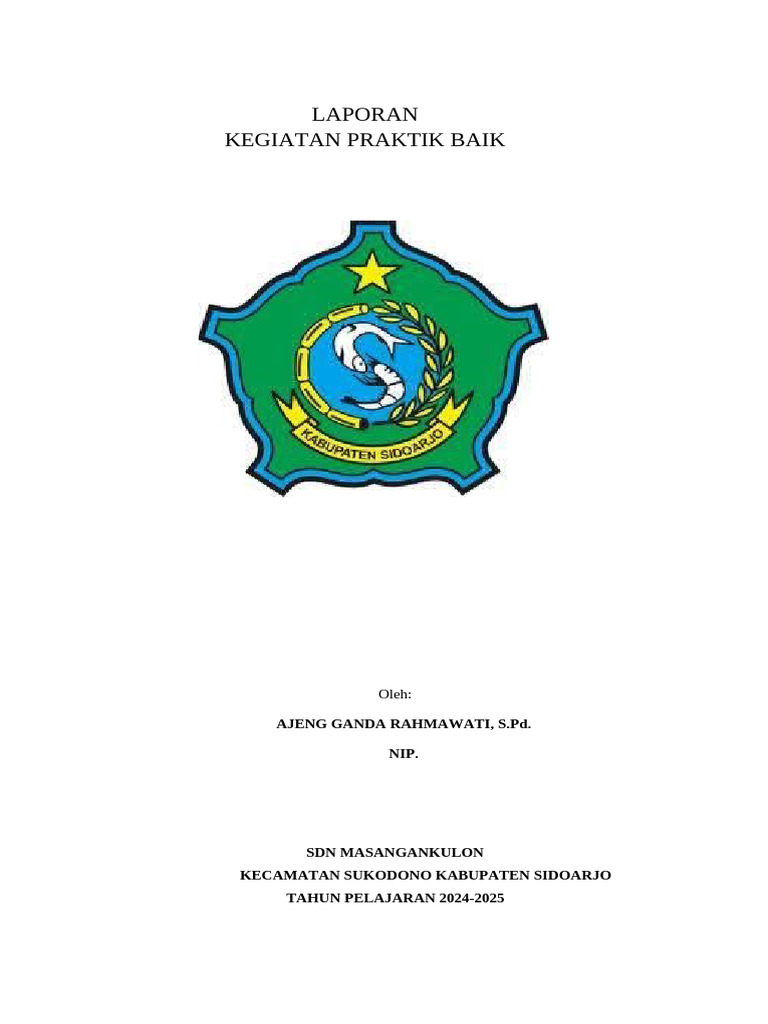 Laporan Praktik Baik Pai Bu Ajeng | PDF
