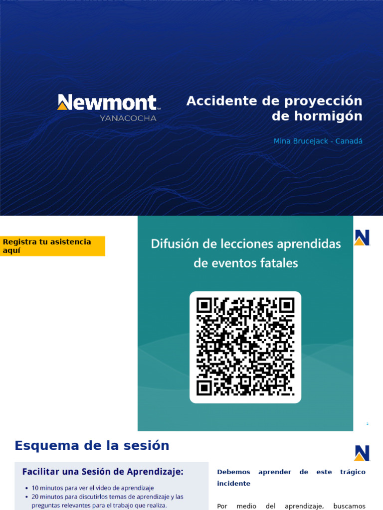 Evento Fatal - Brucejack - Proyección de Hormigón | PDF