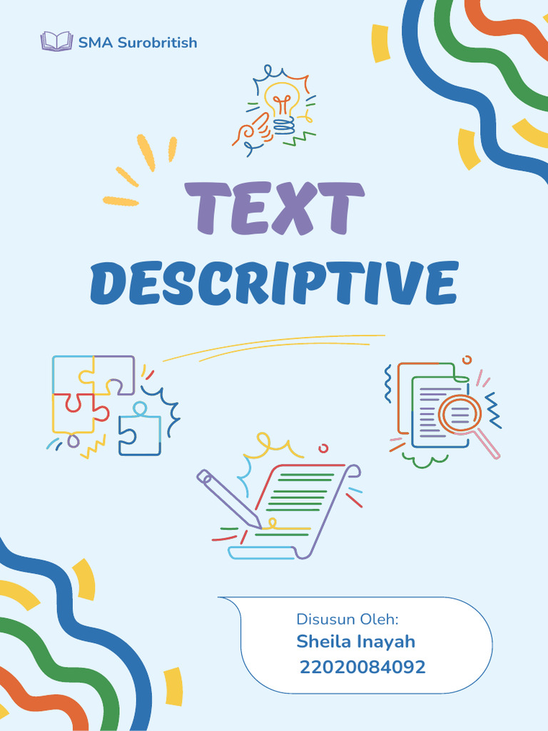 Biru Ungu Ceria Lucu Cover Modul Pembelajaran Dokumen A4 | PDF