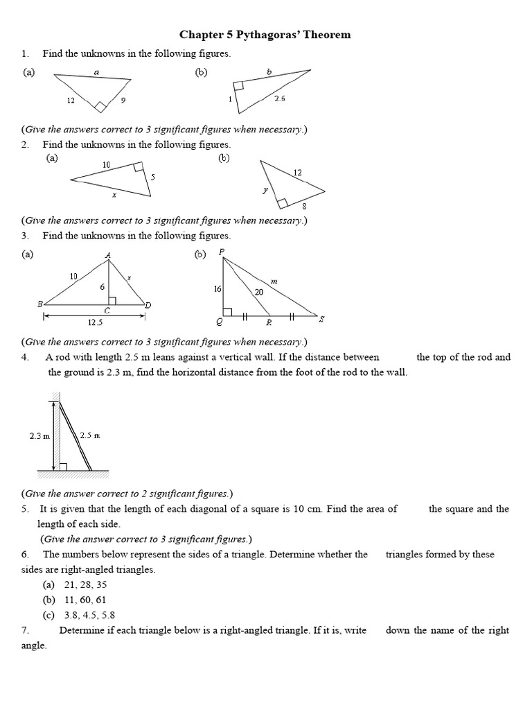 F 2 CH 5 Pythagoras | PDF