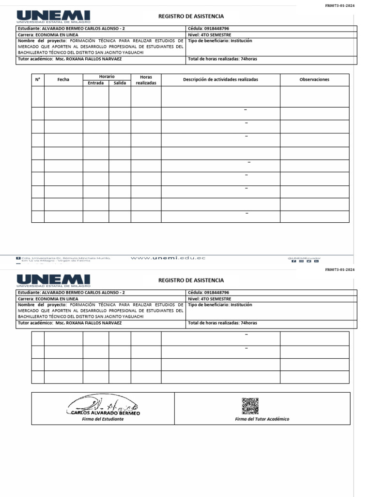 Bitácoras # 1 y # 2 | PDF