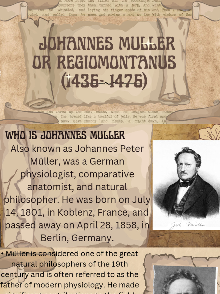 Johannes-Muller | PDF