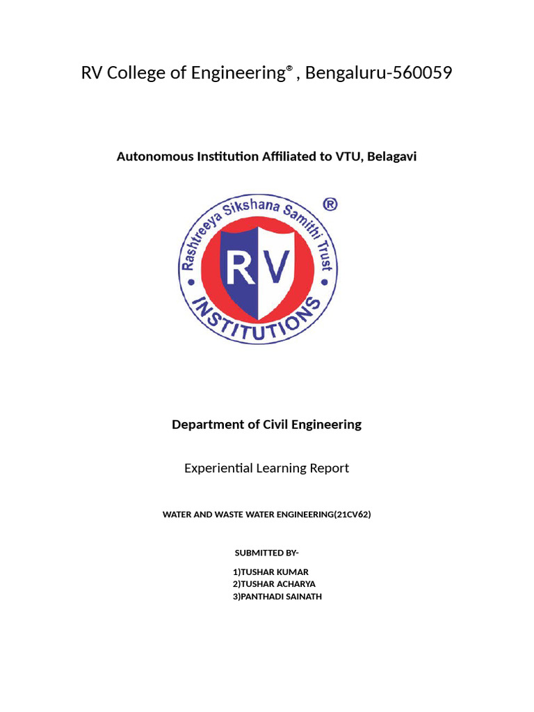 Waste Water EL Report | PDF