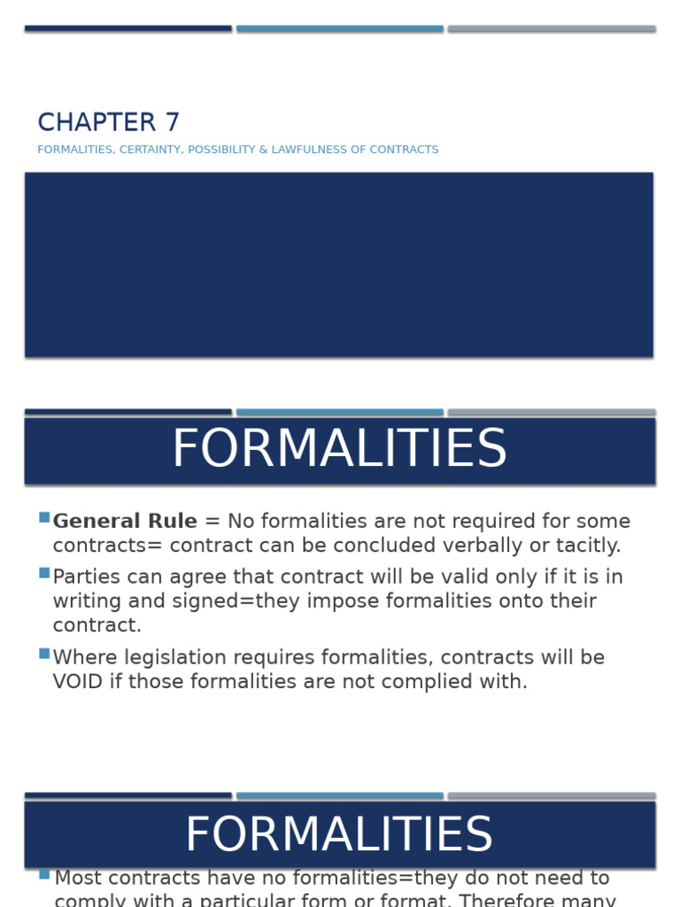 CHAPTER 7 (Contracts) | PDF | Gambling | Restraint Of Trade