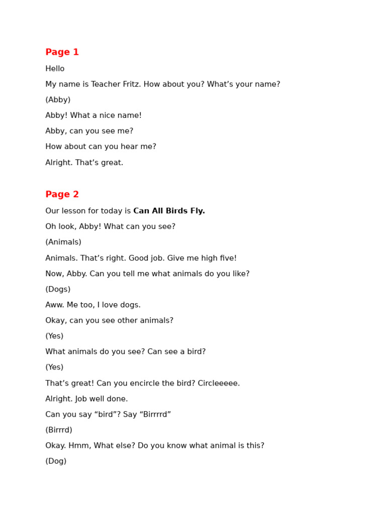 Magpie Demo Script | PDF