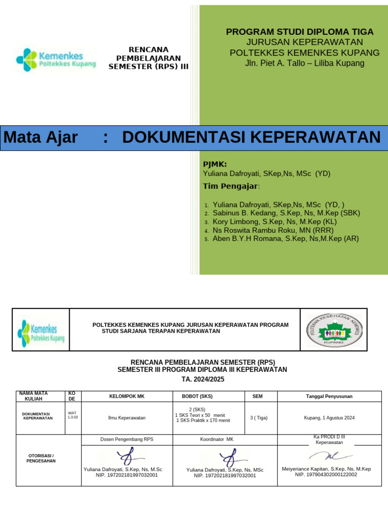 Final 040824 RPS OBE MK Dokep D3 Kep SMTR Ganjil 2024-2025 | PDF