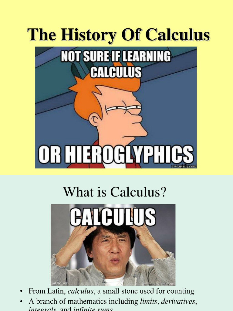 History of Calculus | PDF