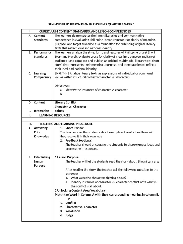 SEMI Detailed Lesson Plan | PDF | Lesson Plan | Teachers