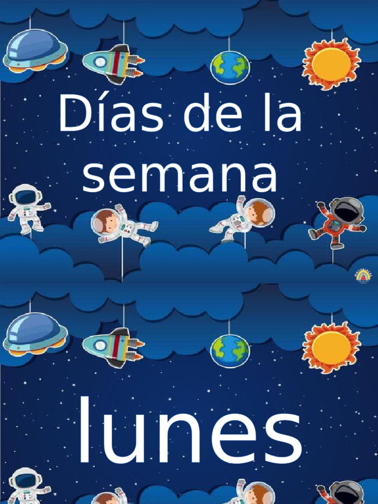 Dias de La Semana Espacio | PDF