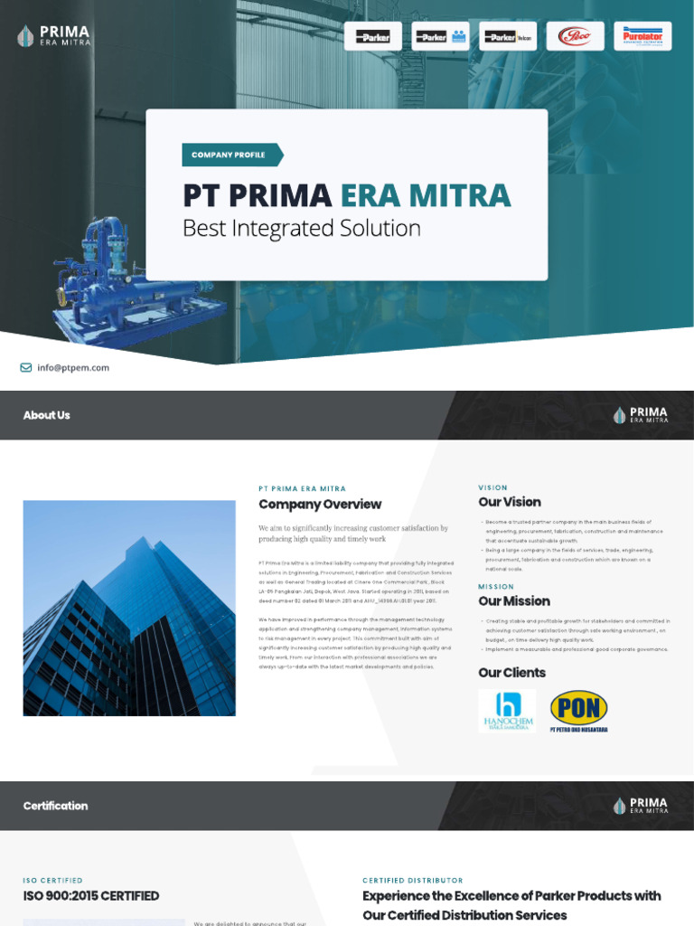 Company Profile PT PEM | PDF