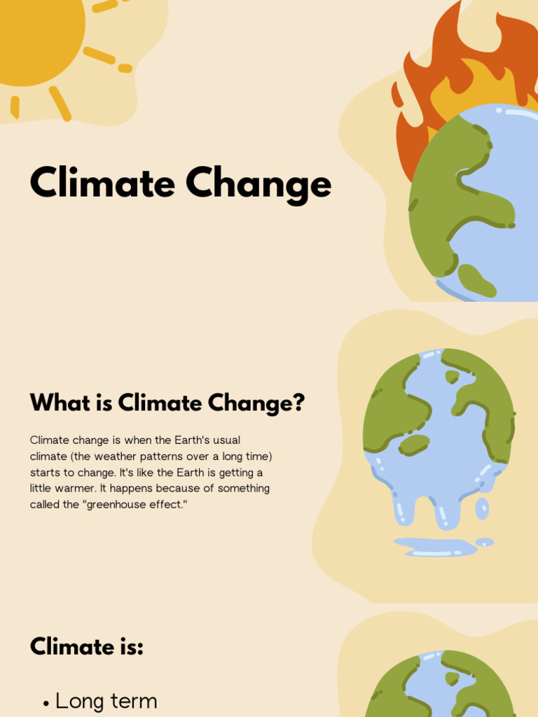 What Is Climate Change | PDF