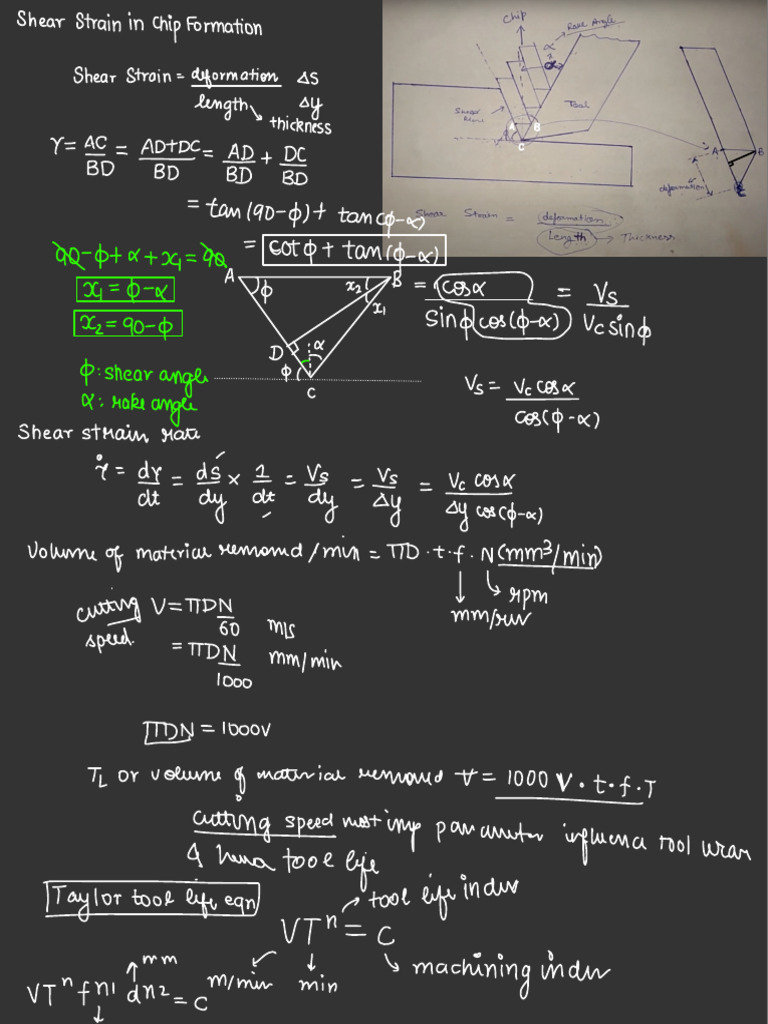 Manufacturing Engineering Notes | PDF